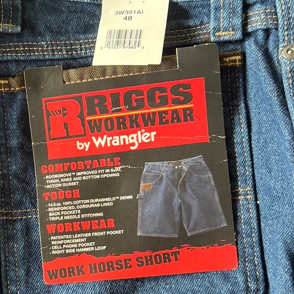 Wrangler | Shorts | Riggs Work Wear By Wrangler Denim Mens Work Shorts ...